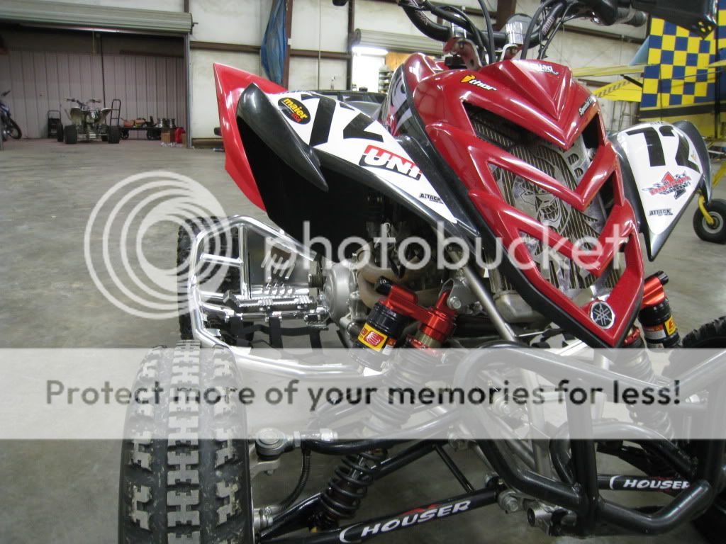 08 Raptor 700 se rear shock and black gytr front bumper | Modded ...