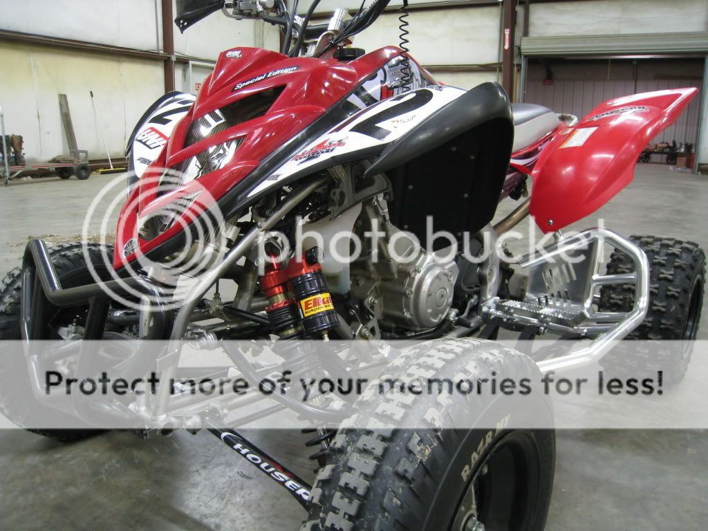 08 Raptor 700 se rear shock and black gytr front bumper | Modded ...