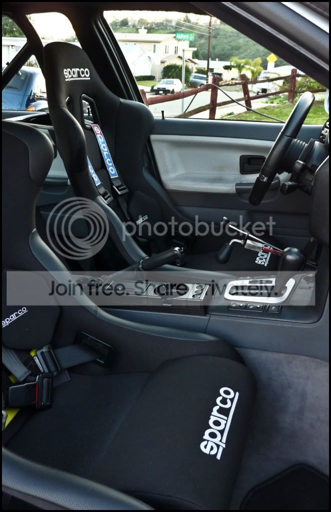 Sparco Fighters on Wedge custom brackets installed!