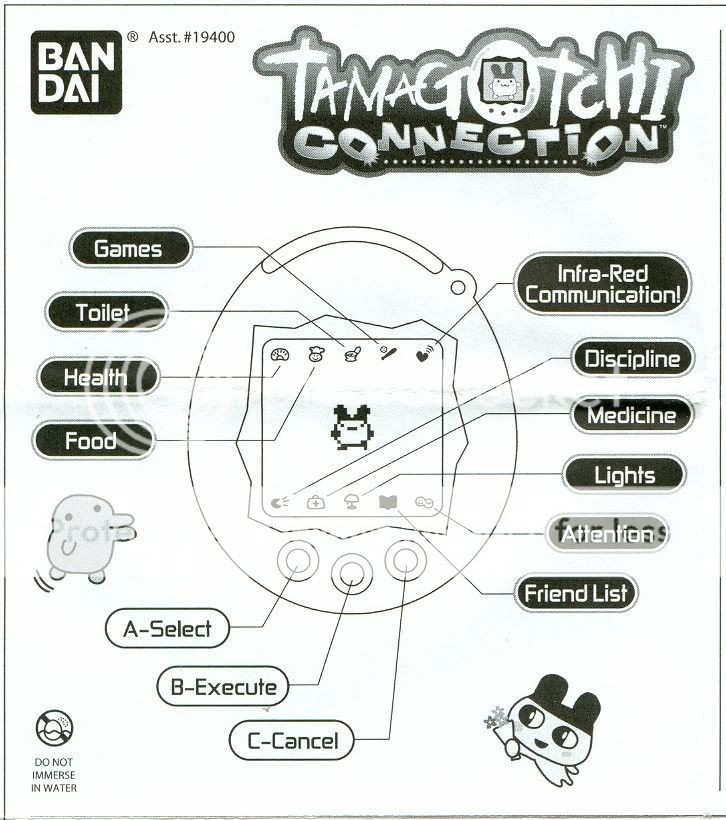 Tamagotchi Connection V1 Instruction Manual Photos by binary_pics ...