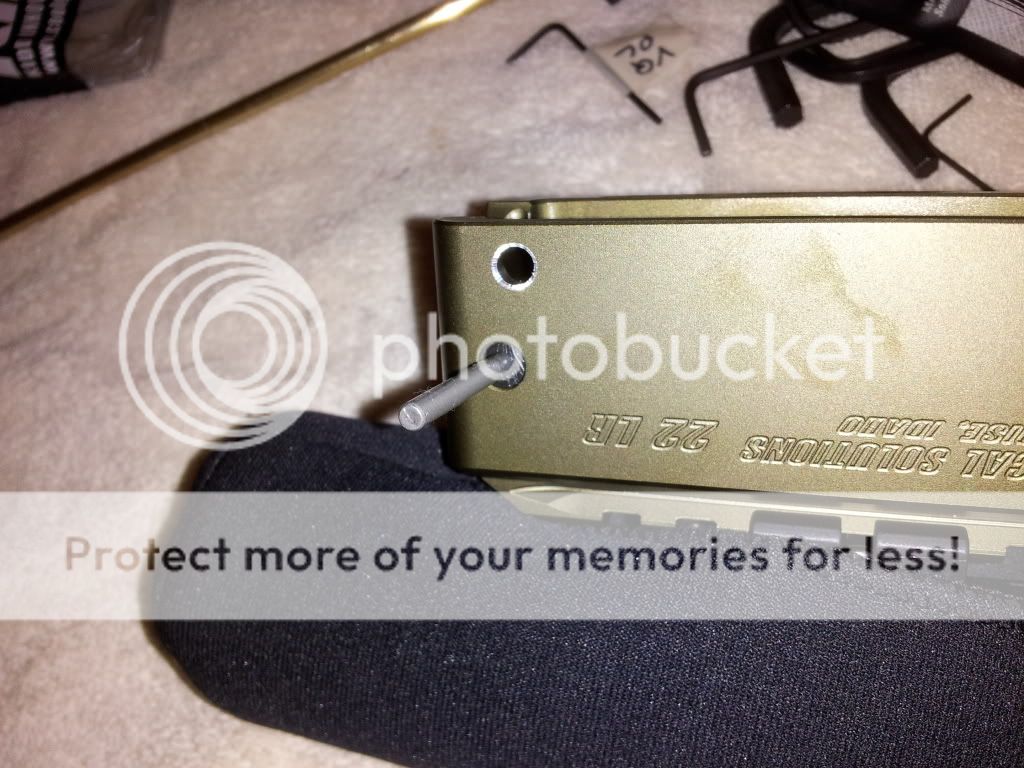 KIDD Reciver Pins & Buffer Install - Tactical Solutions Receiver ...